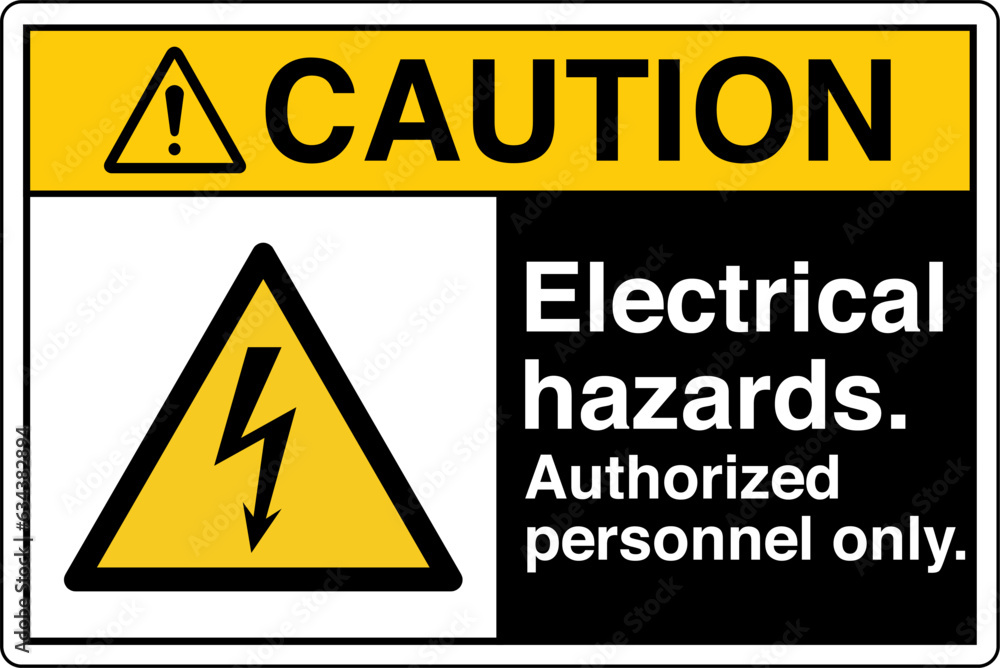 ANSI Z535 Safety Sign Marking Label Symbol Pictogram Standards Caution ...