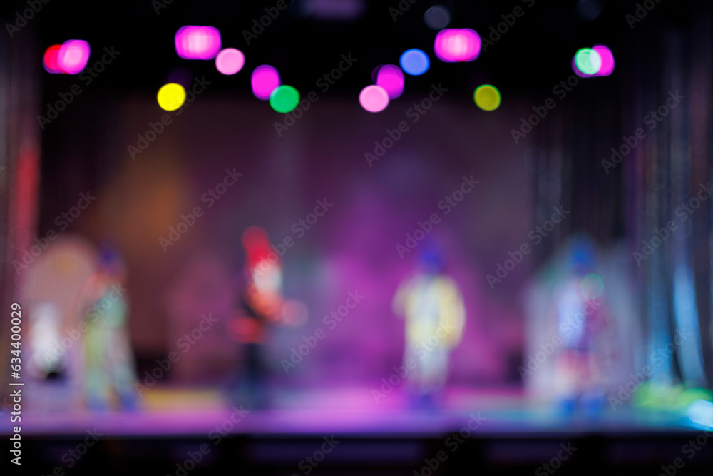 Texture blur and defocus, background for design. Stage light at a ...