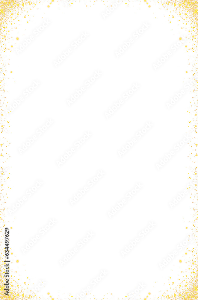 Gold Dust Frame Border Luxury Decoration Stock Illustration | Adobe Stock