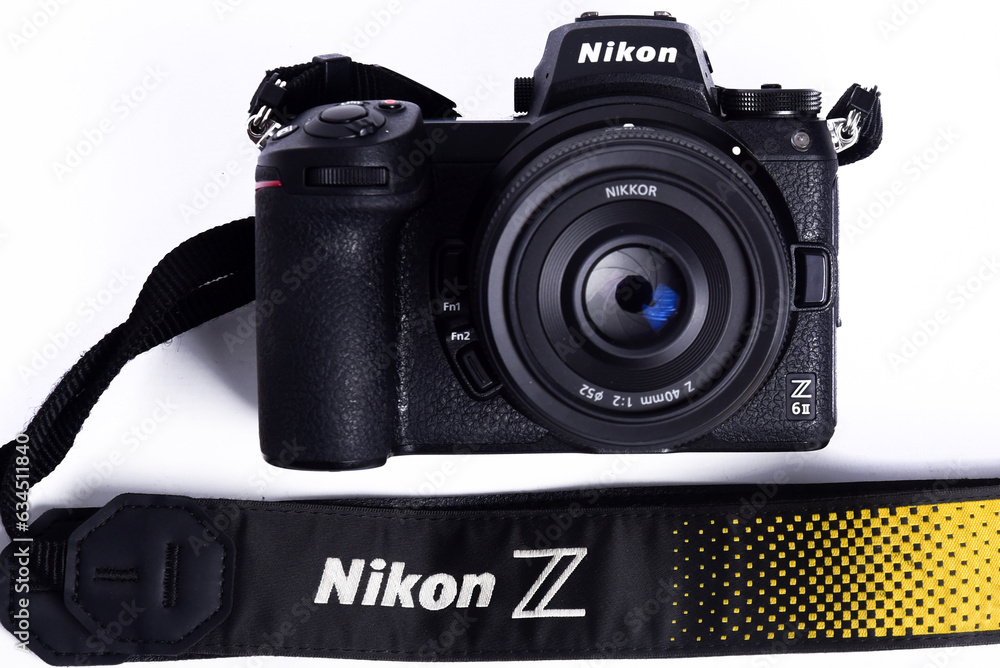 camera photograph confrontation and competition between cameras. White ...