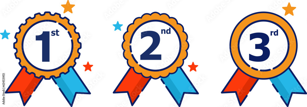 Photo & Art Print 1st 2nd 3rd medal first place second third award ...