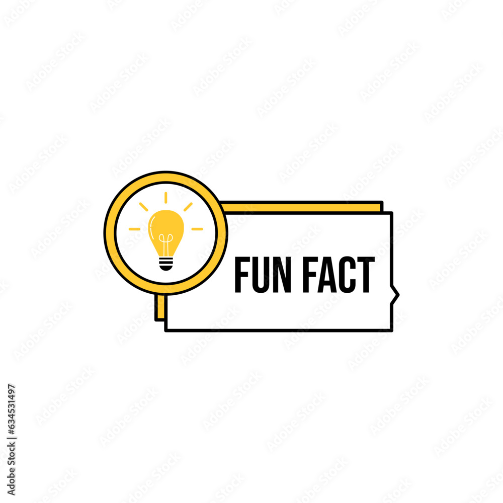 Vecteur Stock Did you know vector template post icon for social media ...