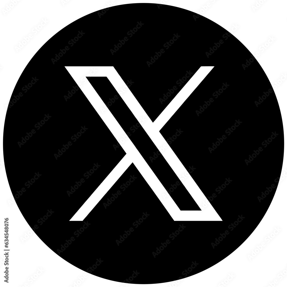 High resolution X logo icon isolated on transparent background. PNG ...