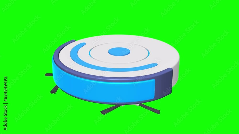 Robot Vacuum. Modern Autonomous Smart Robotic Vacuum Cleaner. Self ...