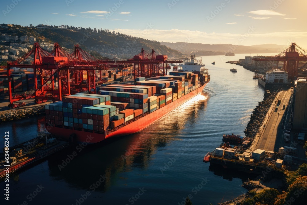 Global Trade in Motion: The Intricate Dance of Loading and Unloading ...