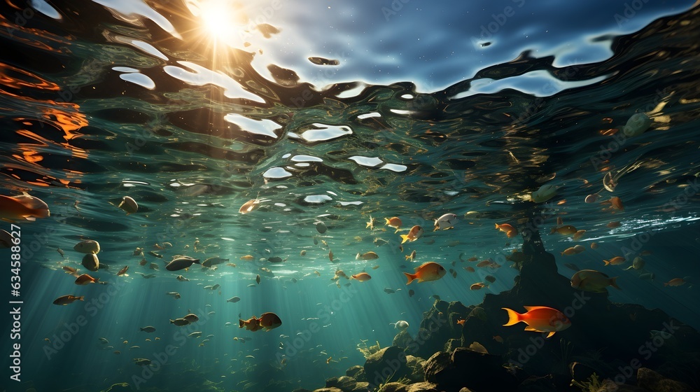 Reviving the Seas: 3D Insights into Ocean Cleanup Technology Stock ...