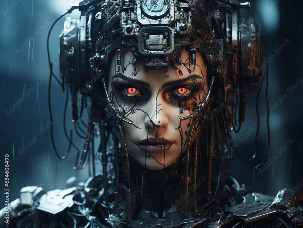 Cyberpunk Tyrant Unleashing Madness in UHD, cult leader cyberpunk crazy ...