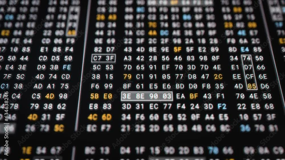 Computer memory code encryption technology for high security. Big Data Analysis process in low ...