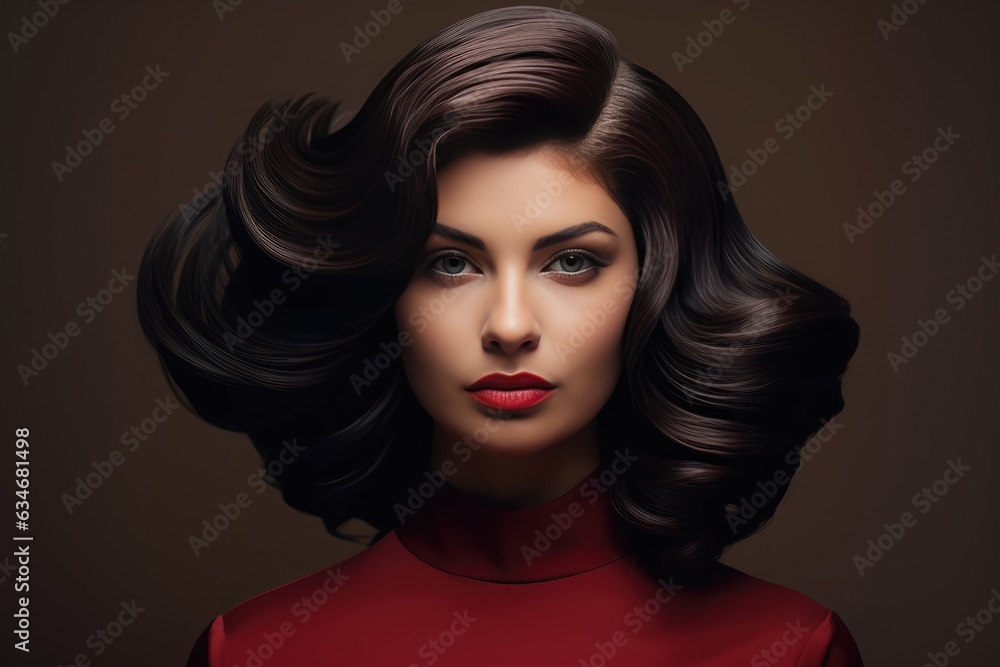 Stunning Redhead With Curls A Fictional Character Created By Generated