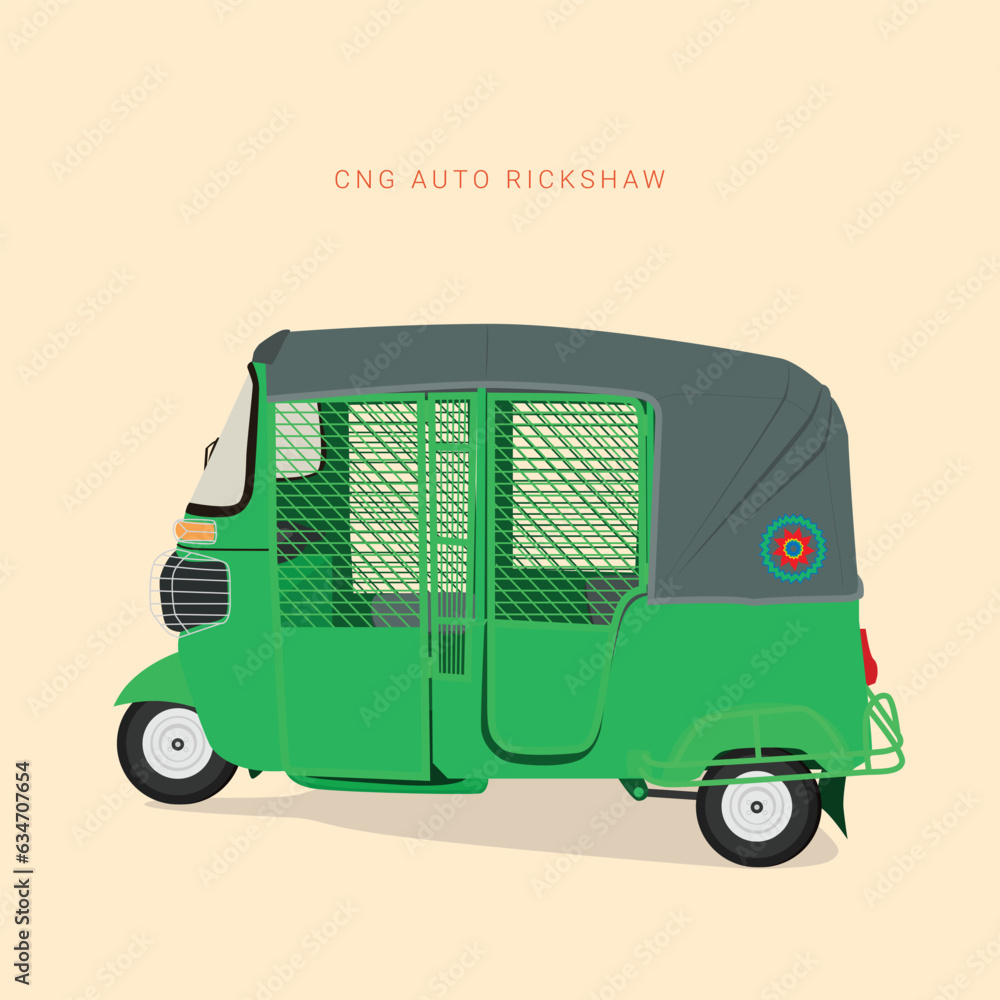Most popular transport CNG Auto Rickshaw, Indian Auto Rickshaw, Vector ...