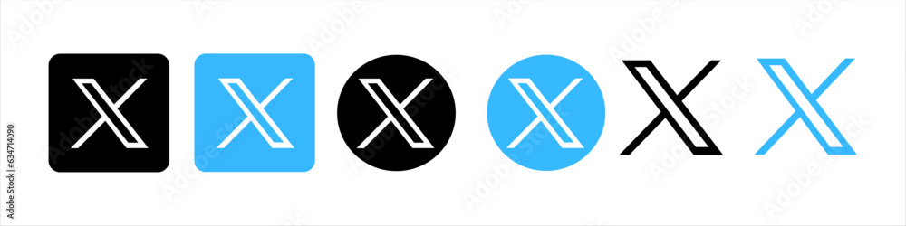 Vinnytsia, Ukraine - August 16, 2023.Twitter new logo png. Twitter X ...