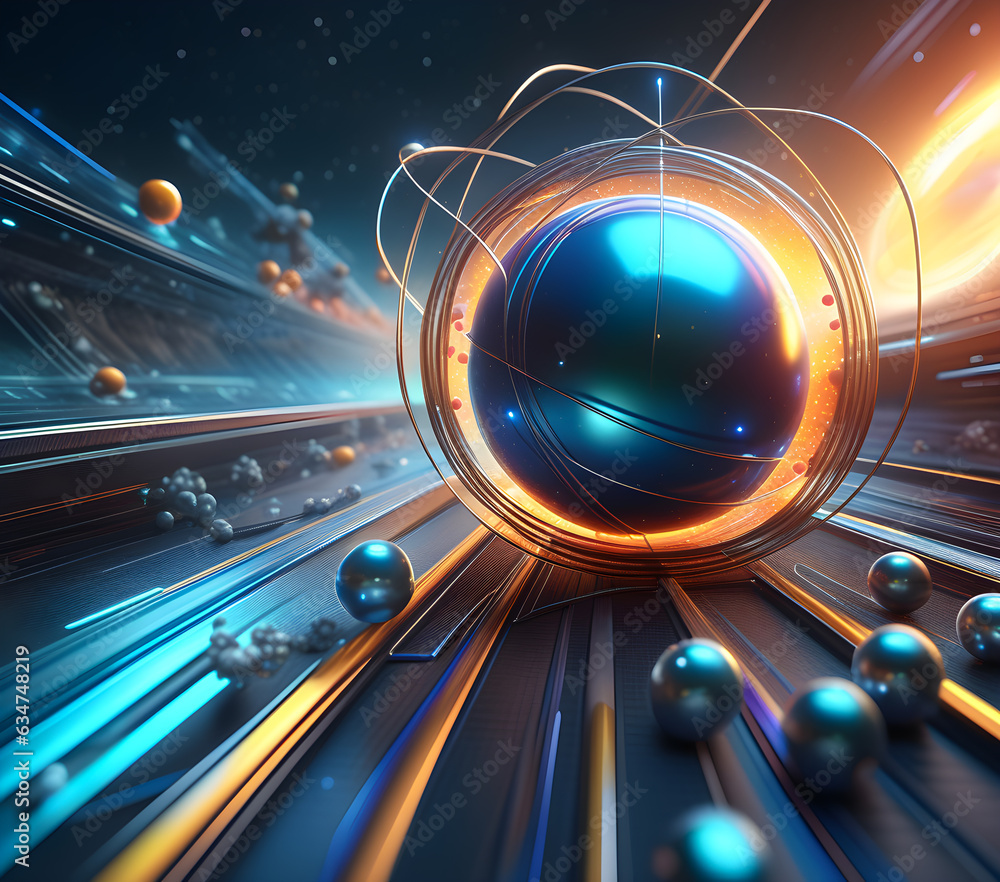 3d Design images that depict the fundamental components of an atom ... 3d Design images that depict the fundamental components of an atom ...
