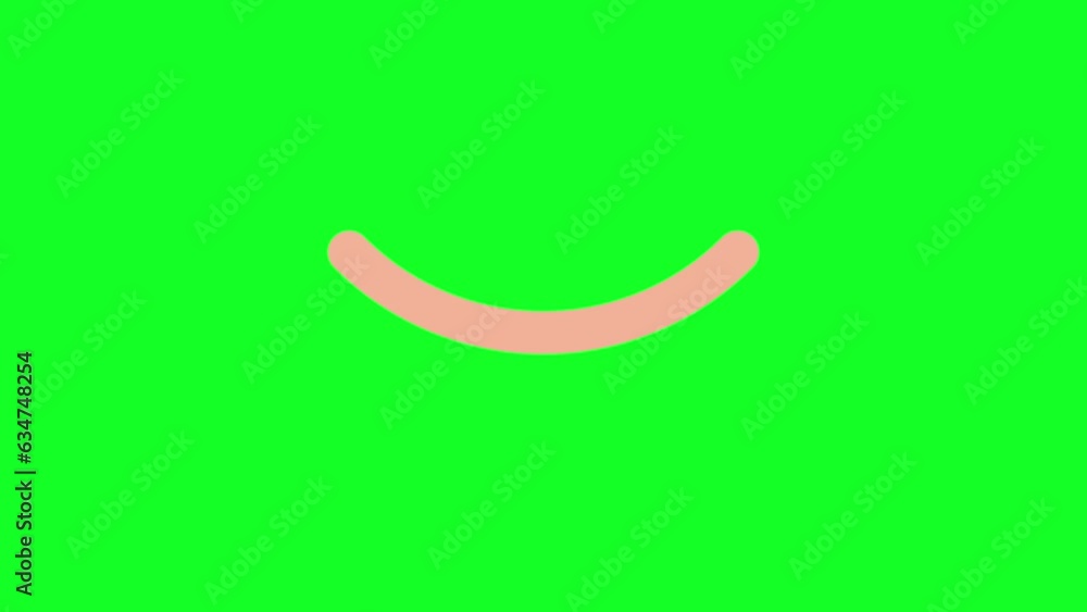 animated cartoon lips movement animated talking lips with greenscreen ...