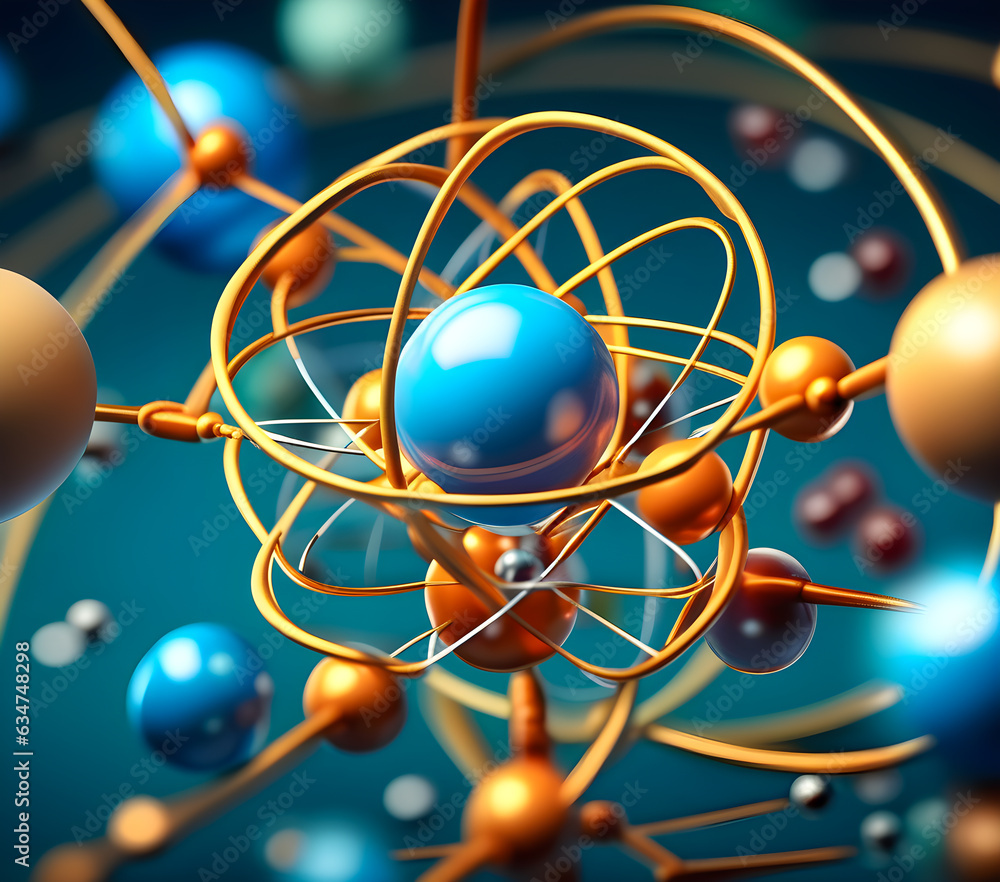 3d Design images that depict the fundamental components of an atom ... 3d Design images that depict the fundamental components of an atom ...