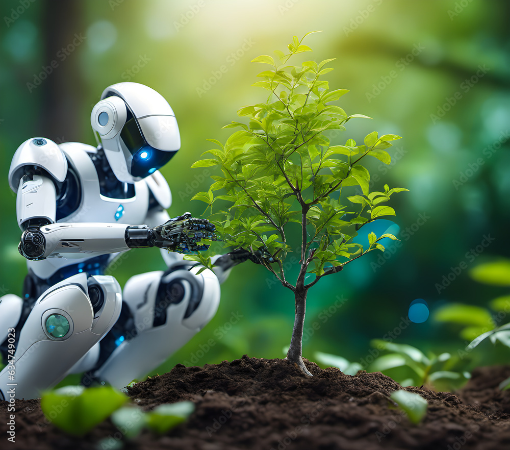 Efficient AI Robot Tree Planting for Sustainable Greenery, Advanced ...