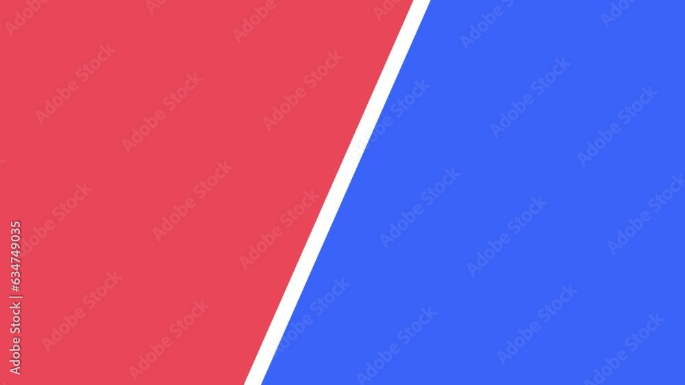 background versus vs cartoon red and blue with a cartoon theme and red ...