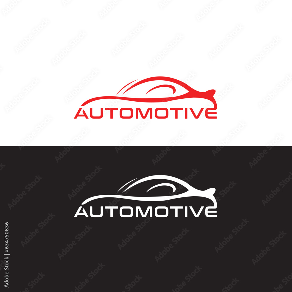 Abstract Car logo sign symbol for Automotive Company. Black Car Repair ...