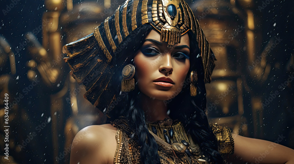 Beautiful Cleopatra, Queen of the Ptolemaic Kingdom of Egypt ...