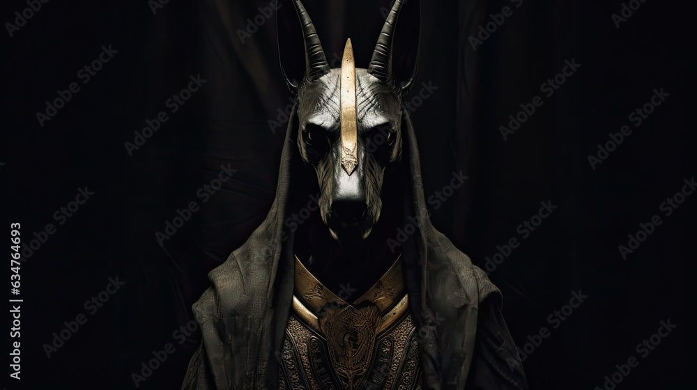 Ancient Egyptian god of death and the world of the dead, the terrible ...