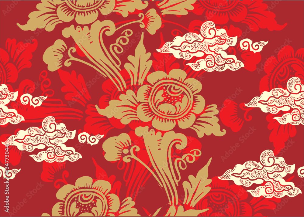 ndonesian batik motifs with Balinese flower patterns, exclusive and ...