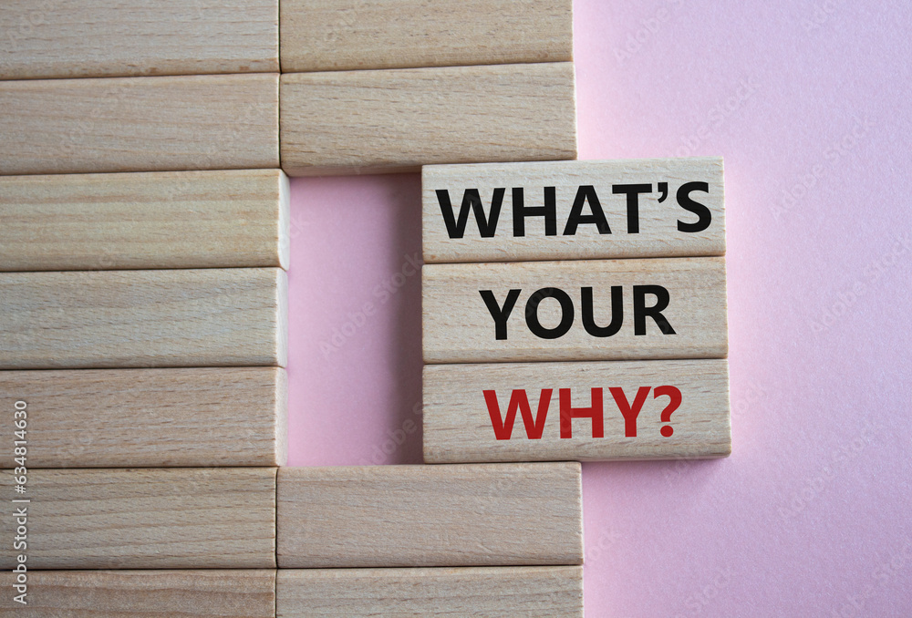 What is Your Why symbol. Concept words What is Your Why on wooden ...