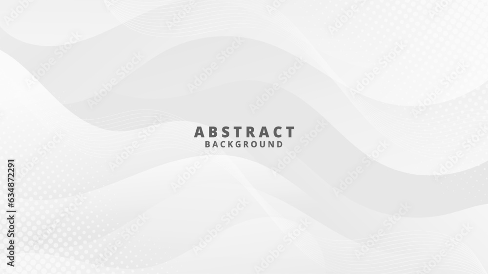 Abstract White liquid background. Modern background design. gradient ...