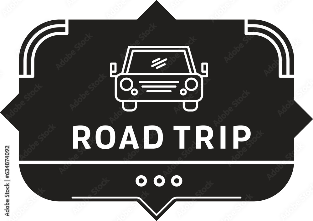 Digital png illustration of road trip text on transparent background ...