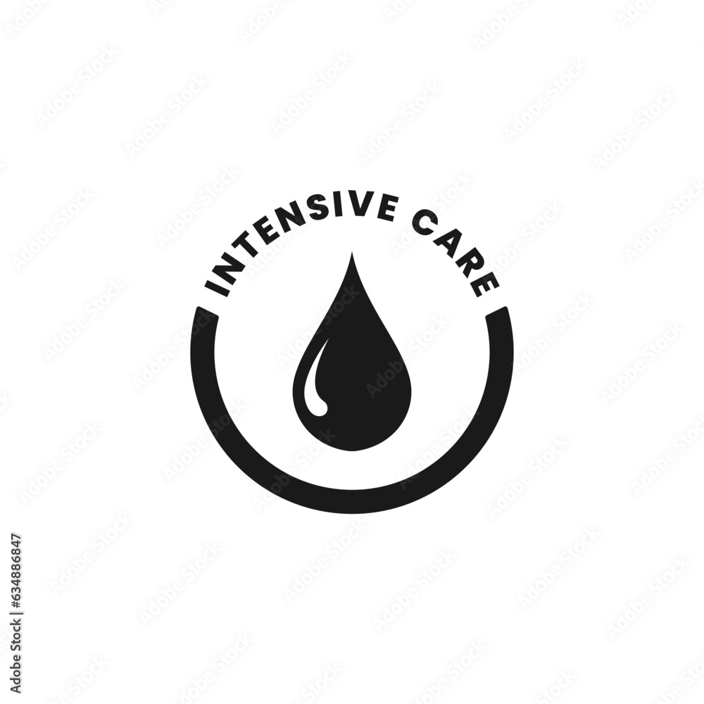Intensive care icon or Intensive care label vector isolated in flat ... Intensive care icon or Intensive care label vector isolated in flat ...