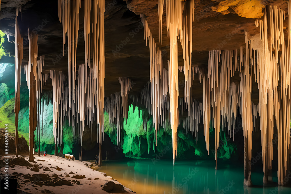 Caves – stalactites, stalagmites, underground lakes, glow worms ...