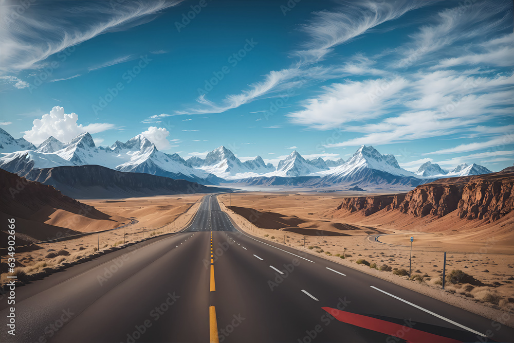 Road Trip - Car, Map, Highway, Landscape, Scenic Route, Stopover ...