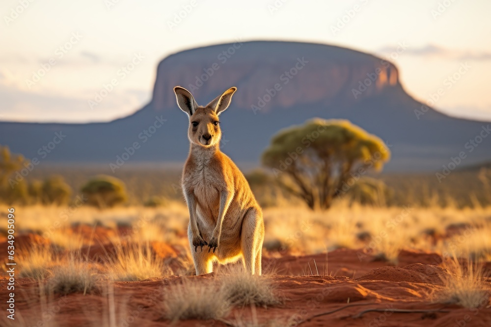 Outback's Last Glimpse: Hyper-Detailed Australian Dusk with Hopping ...