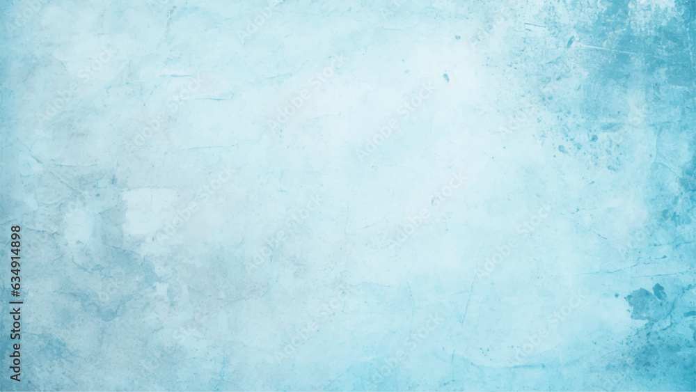 soft blue grunge background with old vintage distressed texture in ...