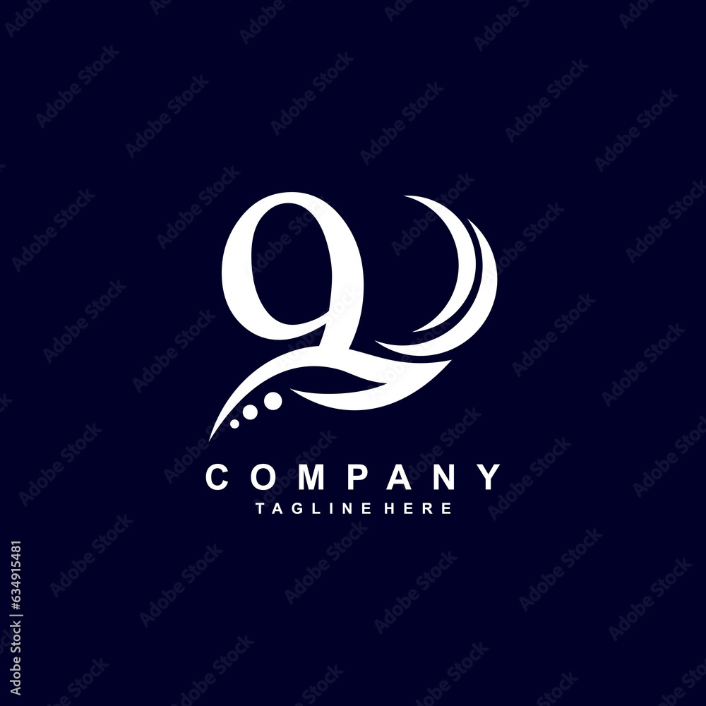 luxury white number 9 logo design with leaves, pretty swoosh feathers ...