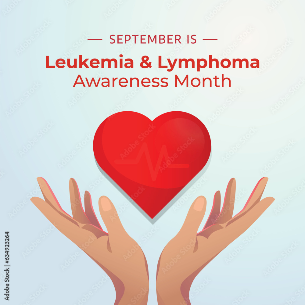 vector graphic of Leukemia and Lymphoma Awareness Month good for ...