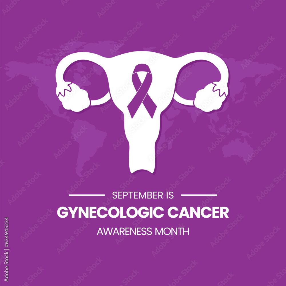 Vector illustration of ovaries and world map silhouette icon suitable ...