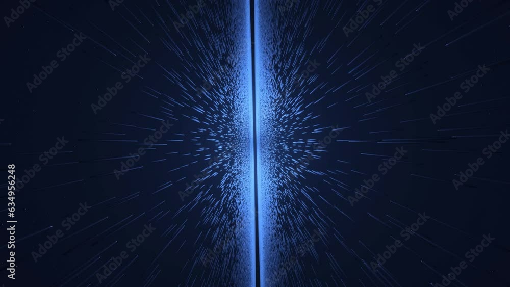 Seamless loop abstract light vortex effect animation. twisted light streaks effect. vortex space ...