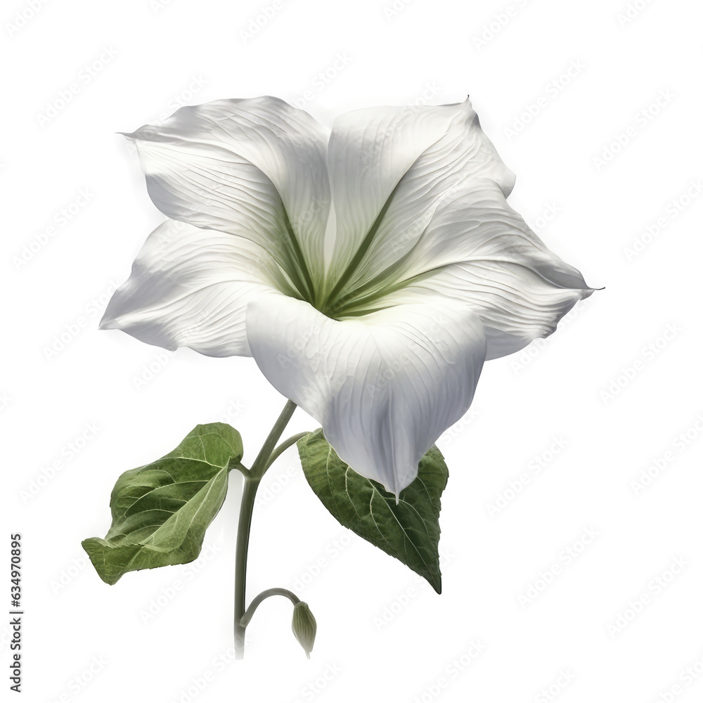 Moonflower , isolated on transparent background, PNG Stock Illustration ...