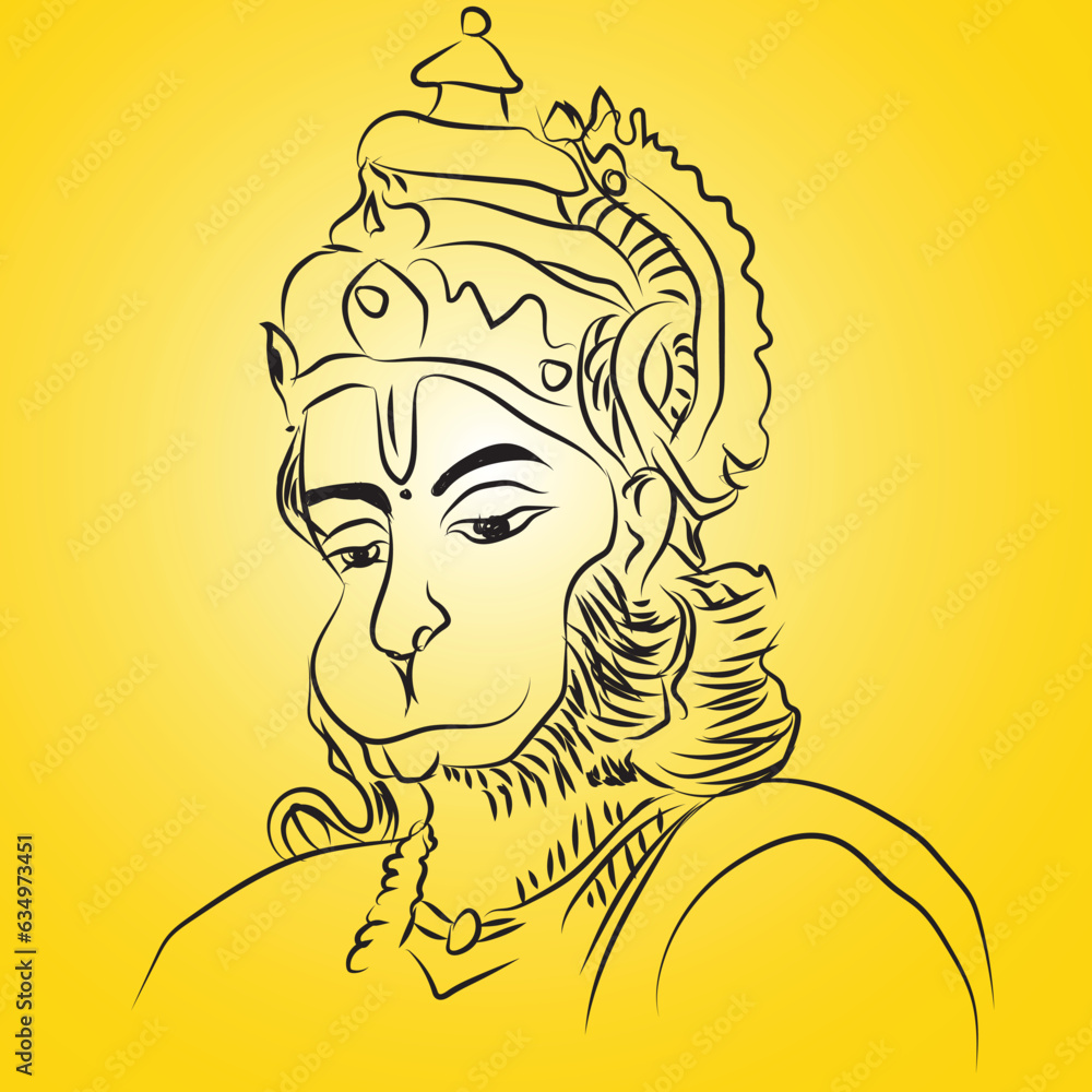 Lord Hanuman is often depicted as a strong and powerful figure, capable ...