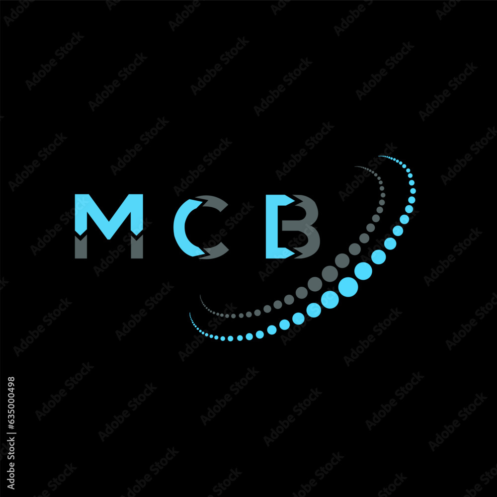 MCB letter logo abstract design. MCB unique design, MCB letter logo ...