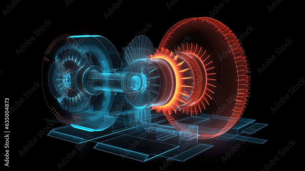 A diagram illustrating the nuclear fission process and energy release ...