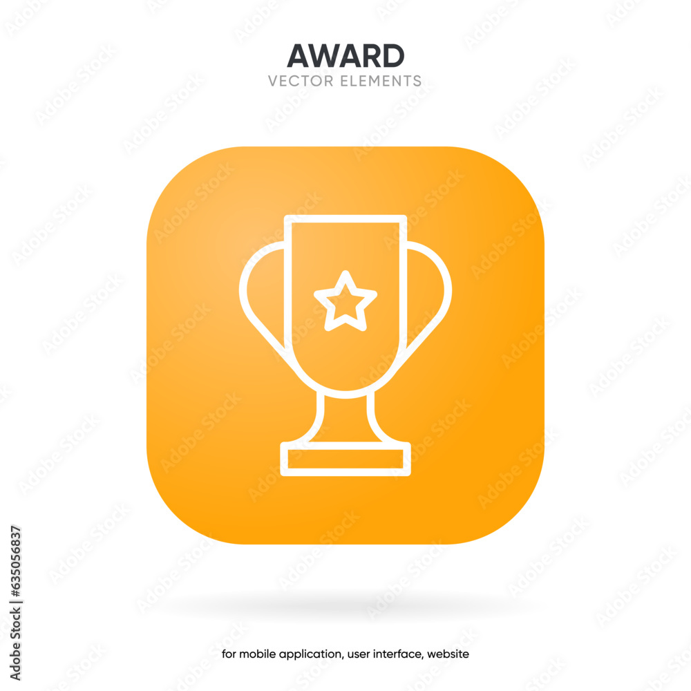 Premium award icons in line style. High quality outline symbol of ...