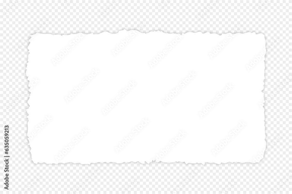 Torn paper on transparent background, easily editable line art vector ...