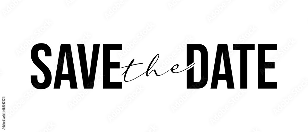 Save the date Typography Background. Typography for photo or post ...