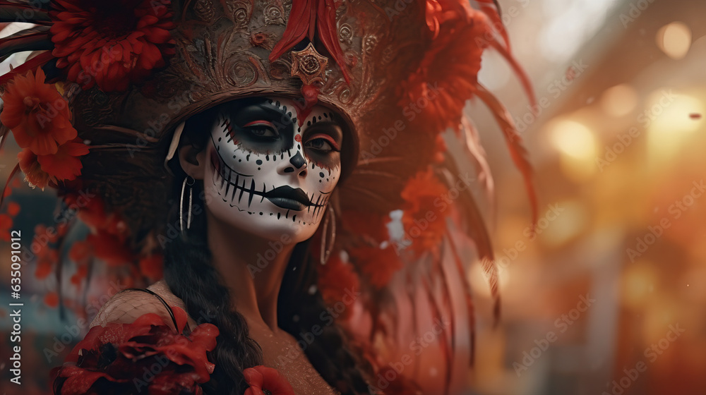 Day of the dead mexican carnival known as Day of the Dead with maxican ...