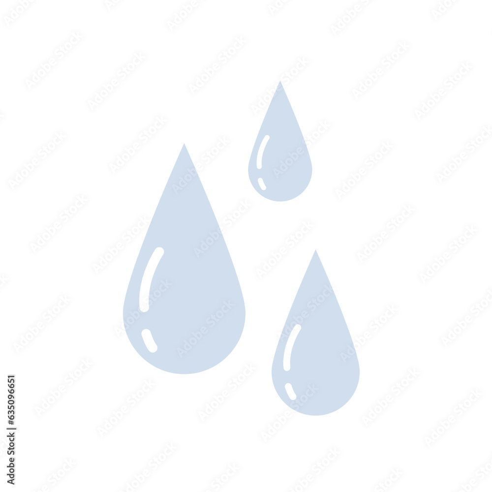 Humidity icon. Weather forecast element. Vector illustration cartoon ...