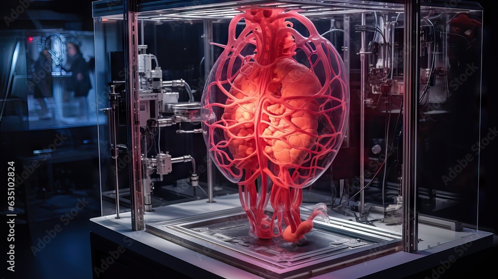 A cutting-edge 3D printer capable of producing organic tissue ...