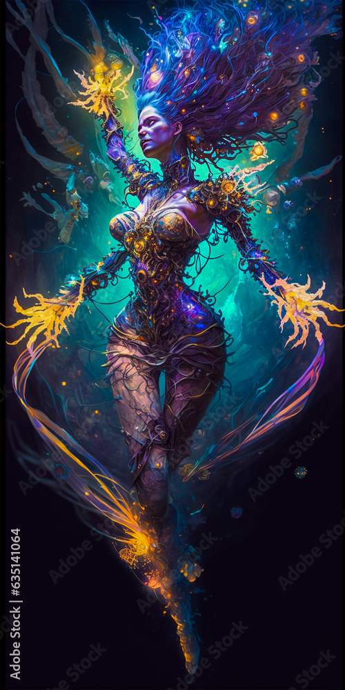 An ethereal and radiant embodiment of divinity An image of absolute ...