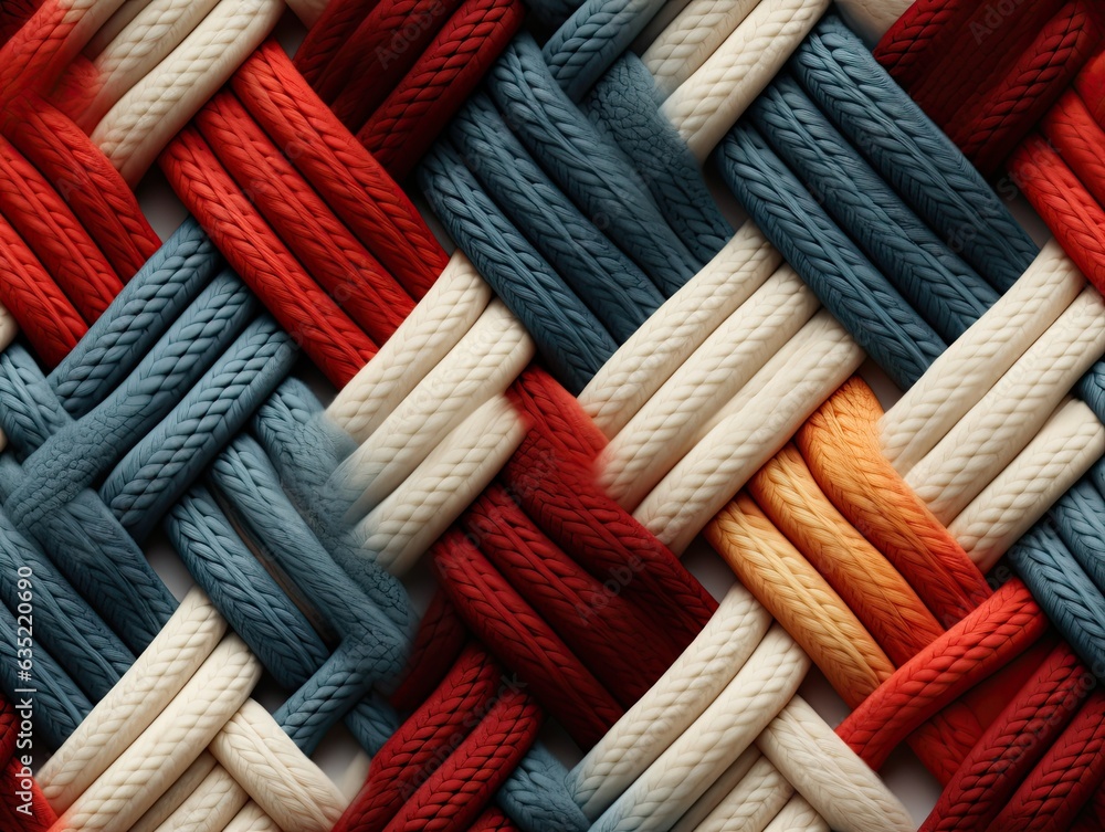 Seamless tiled pattern of wool knitted material in neutral colors ...