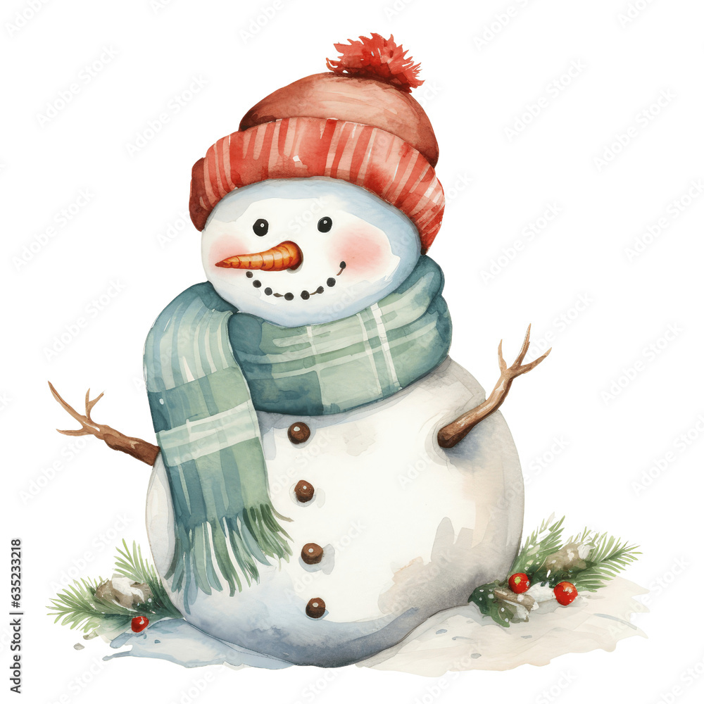 Snowmen Clipart, High Quality PNG 5000 x 5000 px 300 DPI, Christmas Clipart, Card Making ...