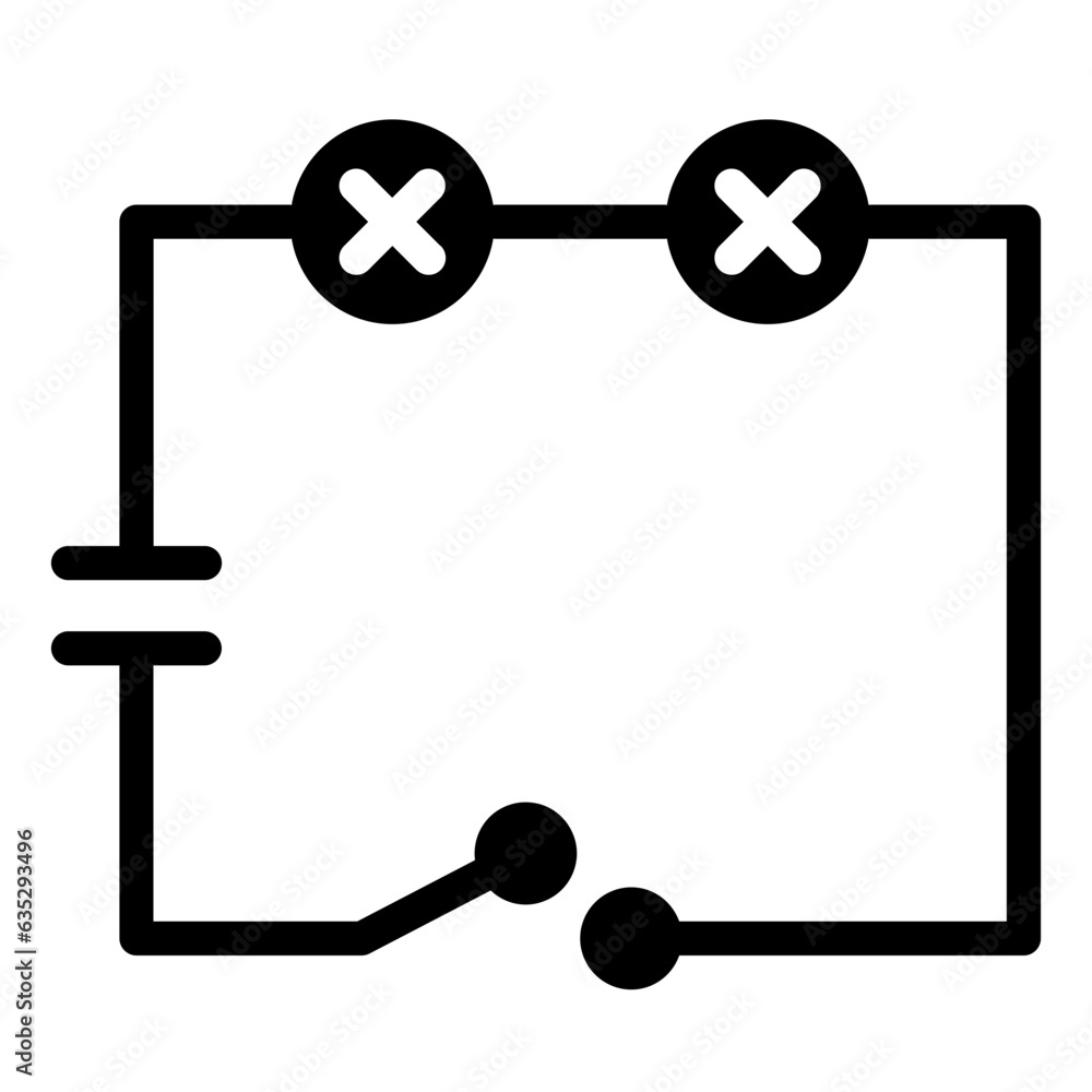 Wiring Diagram outline icon Stock Vector | Adobe Stock